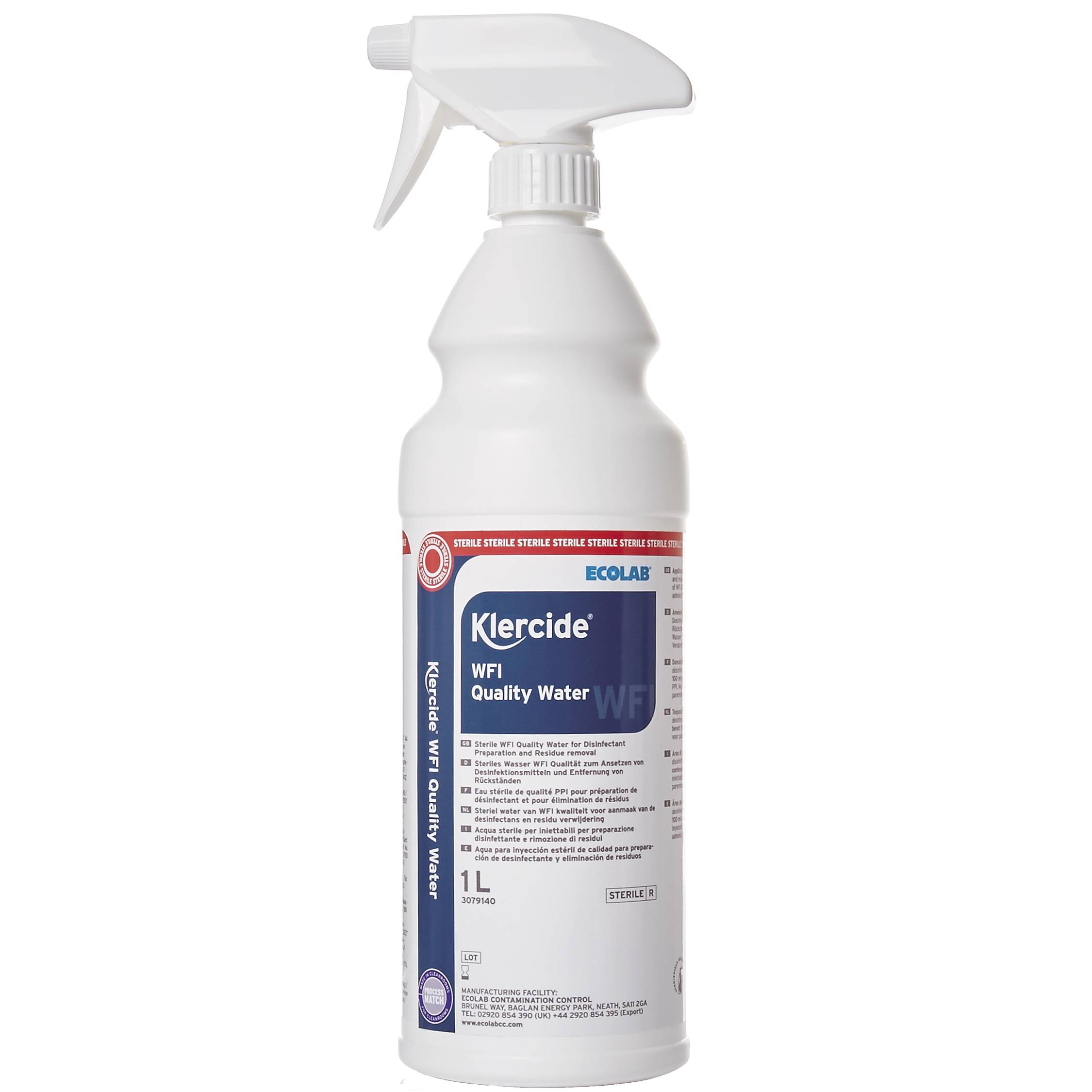 Sterilt WFI vann - Klercide WFI Quality Water Steril | AET