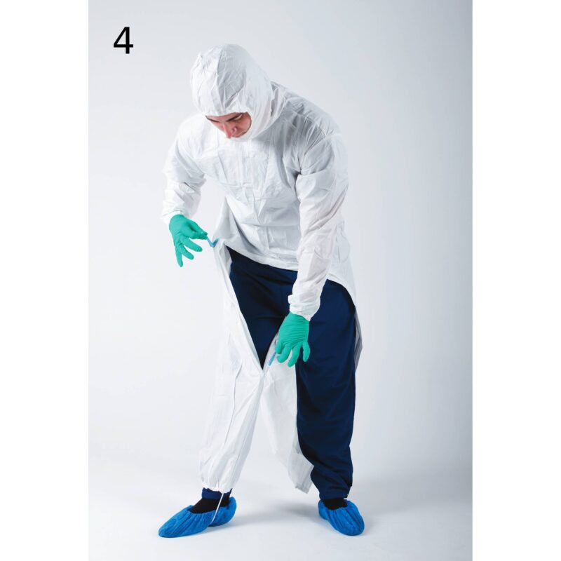 BioClean Overall "Drop-down" med hette Steril - | AET