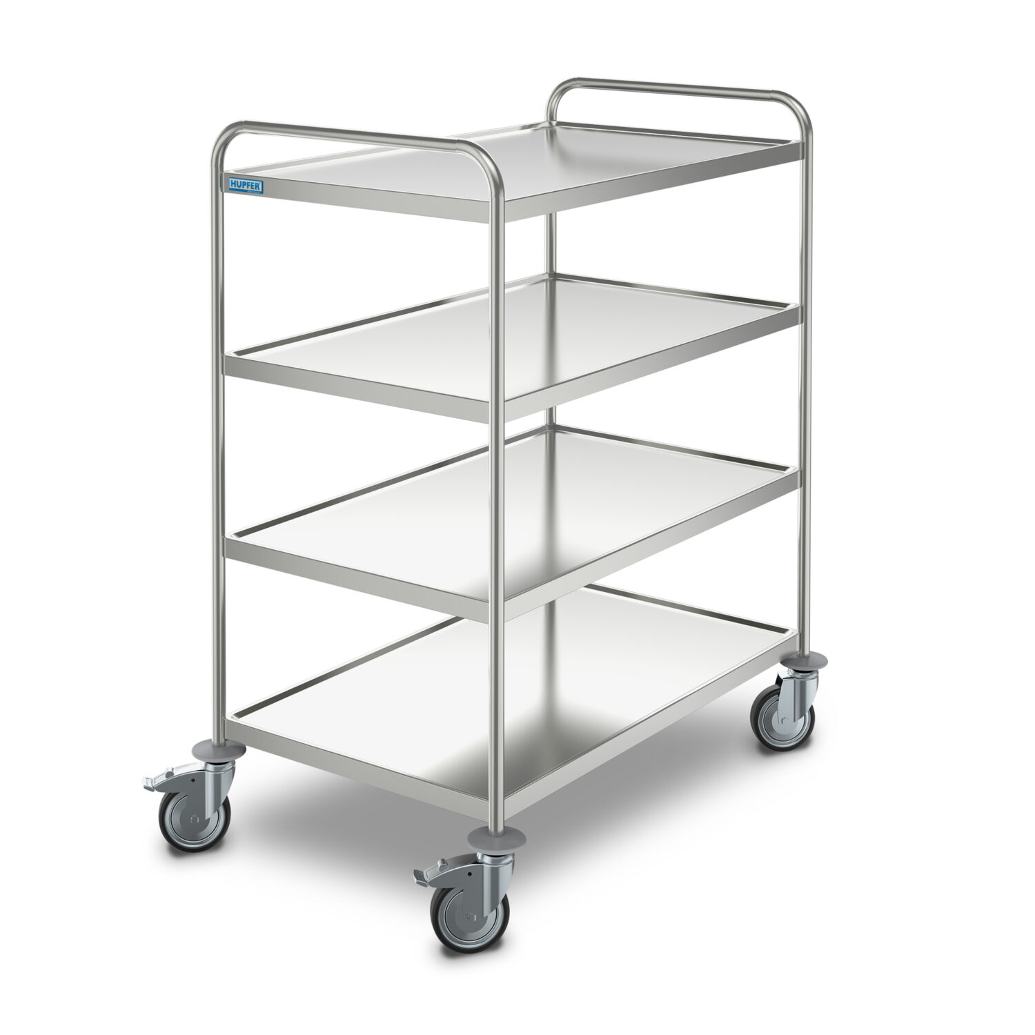 Medisinsk trillebord 4 hyller | AET